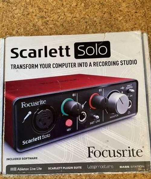 Звуковая карта Focusrite