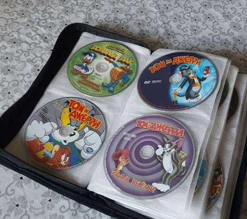 Коллекция DVD мультфильмов 76 штук