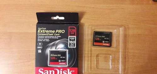 Карта памяти Sandisk Extreme Pro CompactFlash128Gb