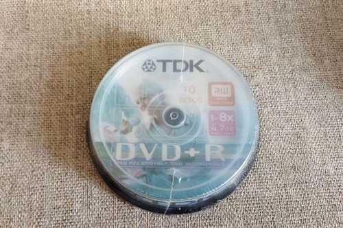 Болванка DVD+R TDK 4.7 GB Бумажные пакетики