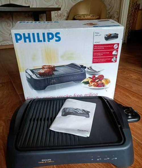 Электрогриль новый Philips HD-4427