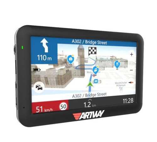 GPS Навигатор ArtWay N800 экран 5.0" навител