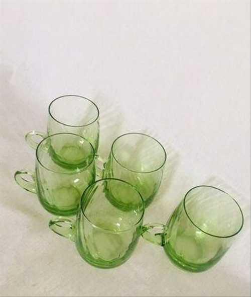 Чашки стаканы цветное стекло