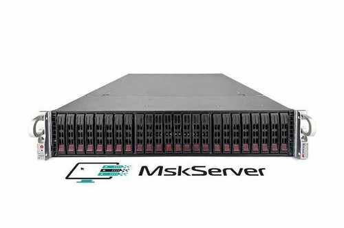 Сервер Supermicro 2027R-E1R24N 2x E5-2680v2 64Gb