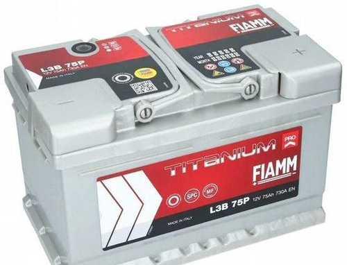 Аккумулятор Fiamm titanium PRO 6ст-75 обр. (низкий