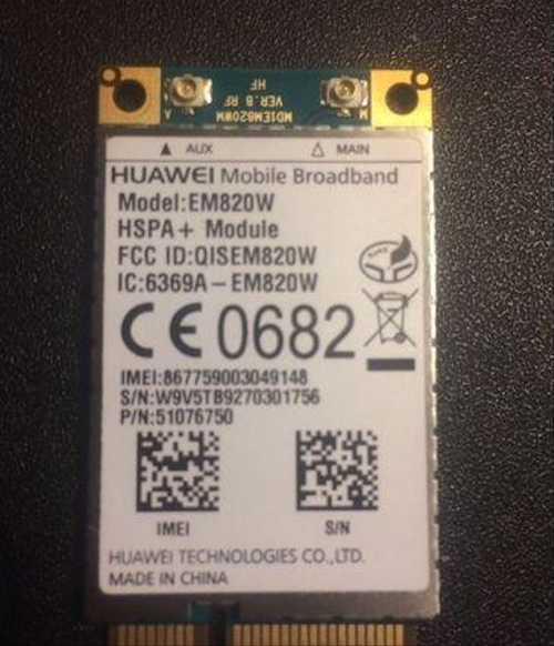 3G карта контроллер плата модем Huawei EM820W | Festima.Ru - Мониторинг объявлений