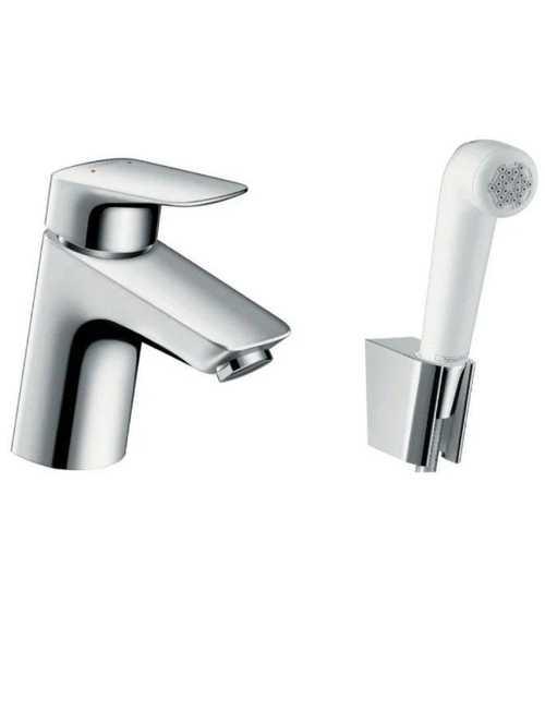 Смеситель с гигиеническим душем Hansgrohe 2в1