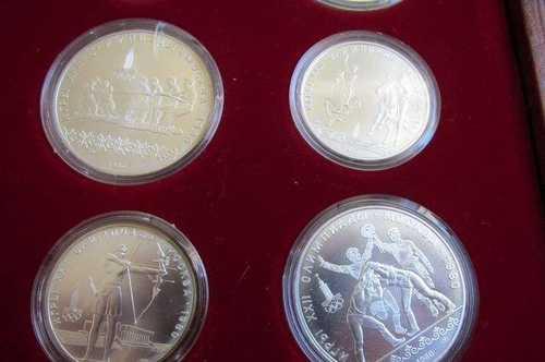 Продам олимпиада 80 набор монет 28 штук серебро