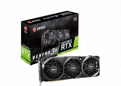 Видеокарта MSI RTX 3090 ventus 3X 24G OC RU