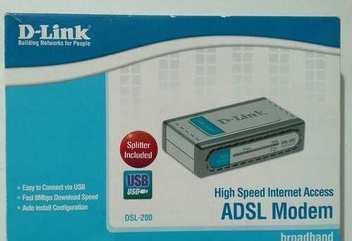 D-link adsl Modem DSL-200