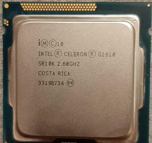 Процессор Intel celeron G1610 SR10K 2.60GHZ