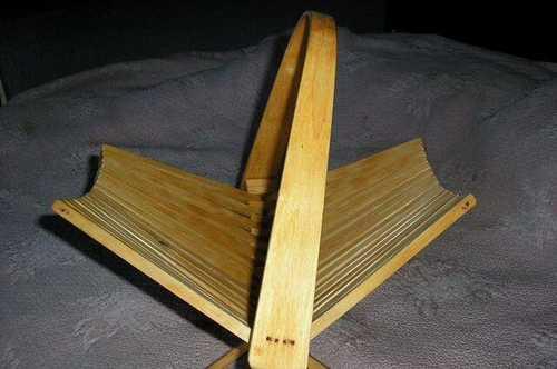 Складная деревянная корзинка для кухни, хлебница