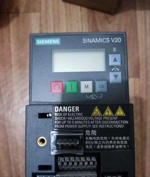 Частотный преобразователь Siemens Sinamics v20