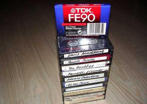 Фирменные аудиокассеты (basf,TDK,sony) 10штх150руб