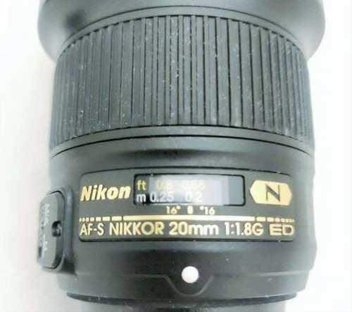 Объектив nikon 20mm f 1.8