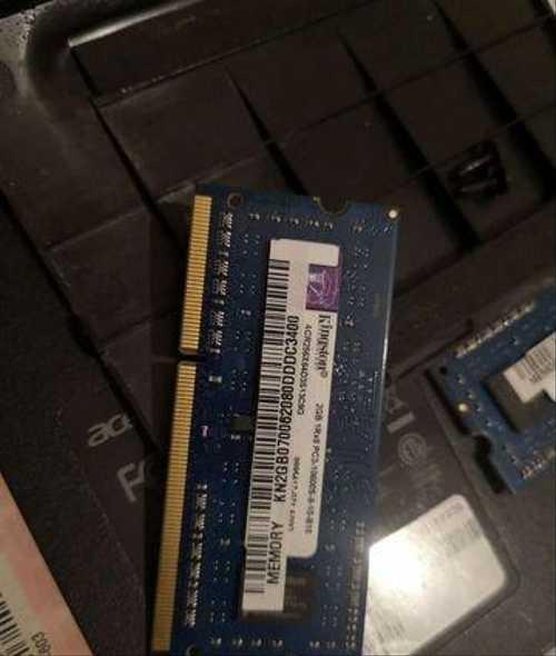 Оперативная память Kingston SO-dimm DDR3 2Gb 1066