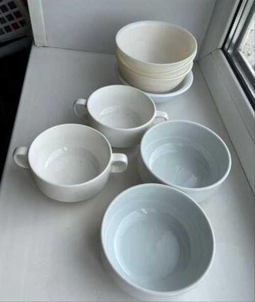 Горшок керамический набор супрвой посуды и тарелок