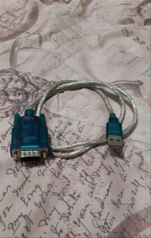 Кабель usb to serial adapter rs232 com