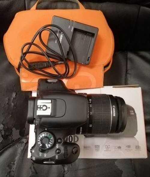Зеркальный фотоаппарат Canon EOS 600d EF-S K