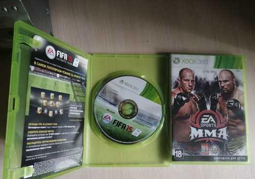 Fifa 15 и MMA для xbox 360
