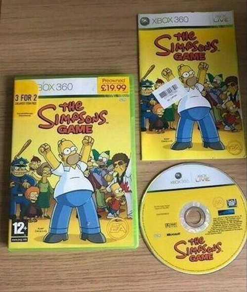 X-Box 360 The Simpsons Game