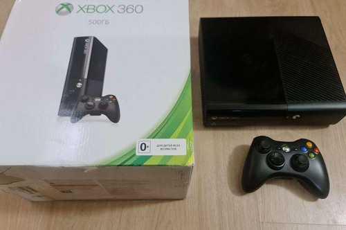 Xbox 360Е 500гб+68игр прошита