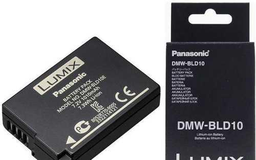 Аккумулятор panasonic DMW-BLD10E новый в упаковке