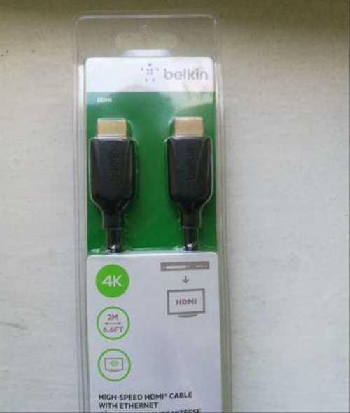 Кабель hdmi Belkin 4K 2m