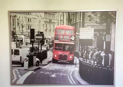 Картина бьёркста икеа Английский автобус