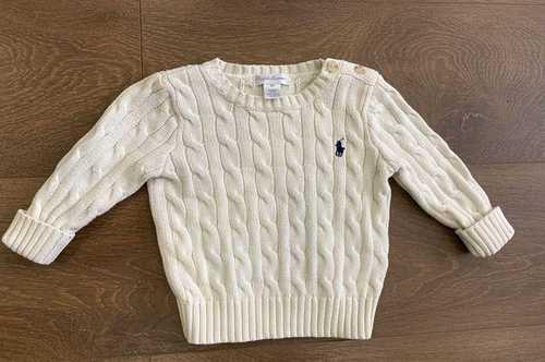 Polo ralph lauren белого цвета