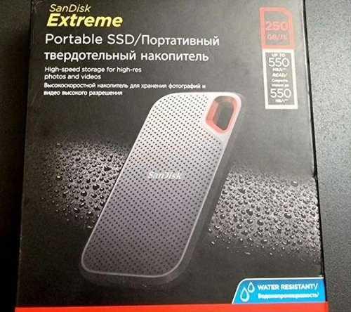 Внешний диск SSD 250Gb Sandisk Extreme Portable sd
