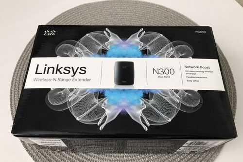 Linksys RE2000 N300 dual-band усилитель Wi-Fi репи