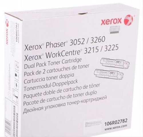 Новые оригинальные картриджи Xerox 106r02782 в зап