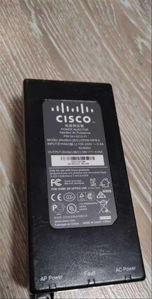 Cisco PoE инжектор блок питания