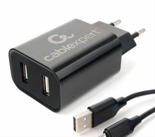 Адаптер питания Cablexpert MP3A-PC-35 USB 2 порта