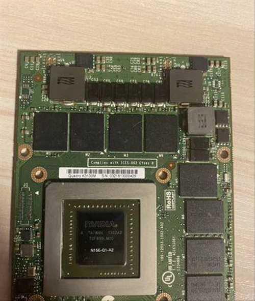 Видеокарта nvidia quadro k3100m, 4gb