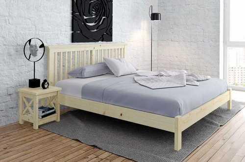 Кровати в "Скандинавском" стиле без изножья из дер