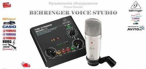 Комплект звукозаписи Behringer Voice Studio Новый