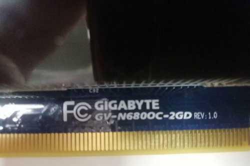 Видеокарта gigabyte GV-N6800C 2 gb