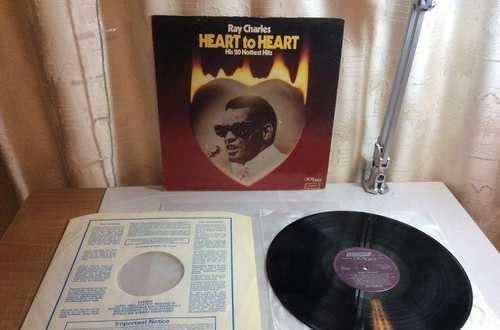 Ray Charles Heart To Heart 1980 UK 2 экземпляра NM