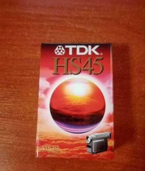 Кассета для видеокамеры VHS C TDK hs45