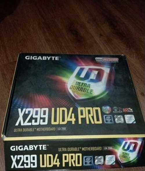 Gigabyte x299 LGA2066+лицензия windows 10 pro