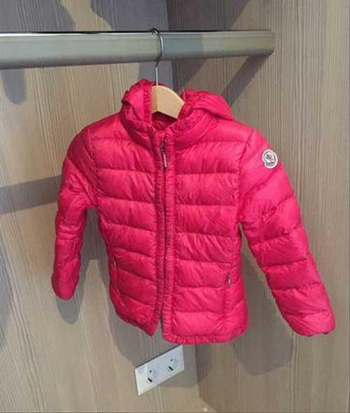 Куртка Moncler для девочки оригинал на 2 года
