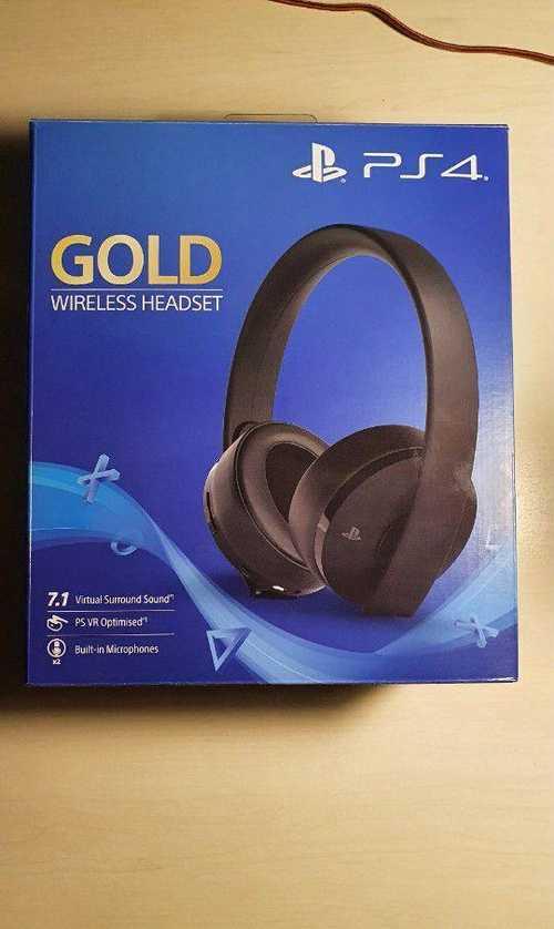 Playstation gold Wireless headset