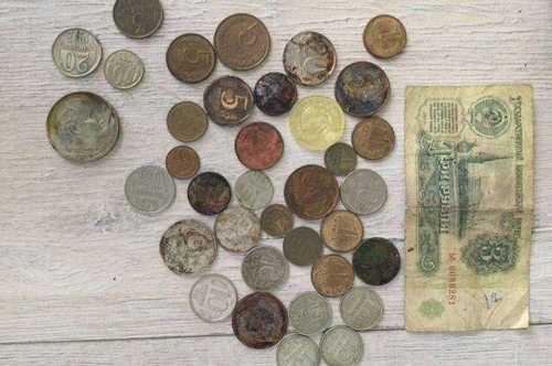 Пакетом монеты СССР