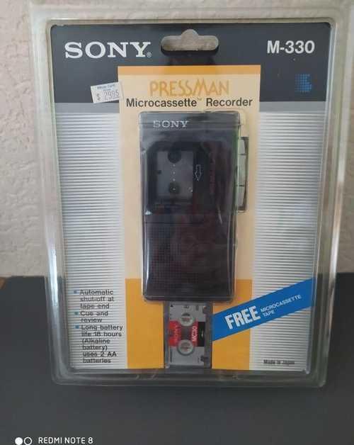 Sony микрокассетный диктофон