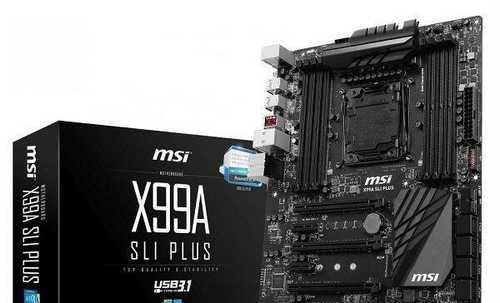 Материнка MSI X99 + i7 6800k