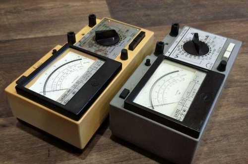 Мультиметры советские аналоговые Ц4342-М1 и Ц4352