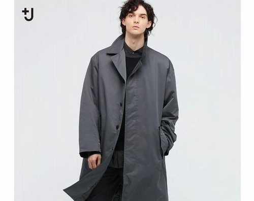 Uniqlo +J Jil Sander утепленный плащ-пальто. L XL