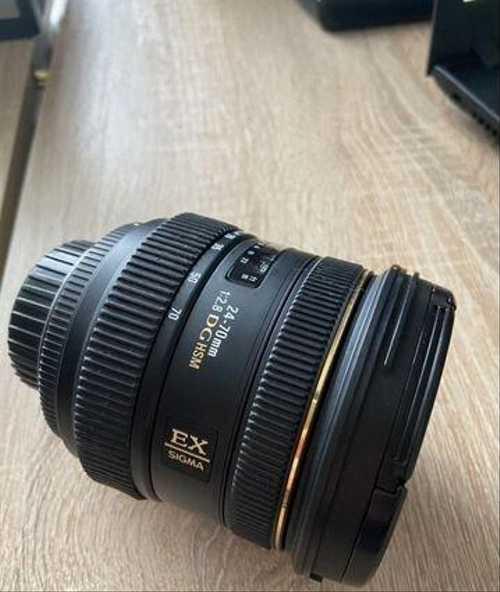 Sigma 24 70mm f2 8, Nikon F